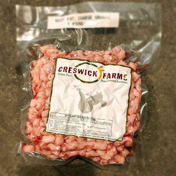 Beef Fat, Coarse Ground – Creswick Farms